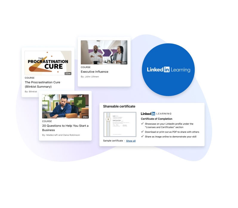 Partner page - LinkedIn Learning