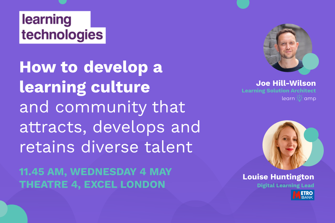 Learn Amp at Learning Technologies 2022